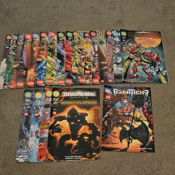 Bionicle , Dc Comics | Other | Bionicle Comic Set By Dc Issue 17 19 21 ...